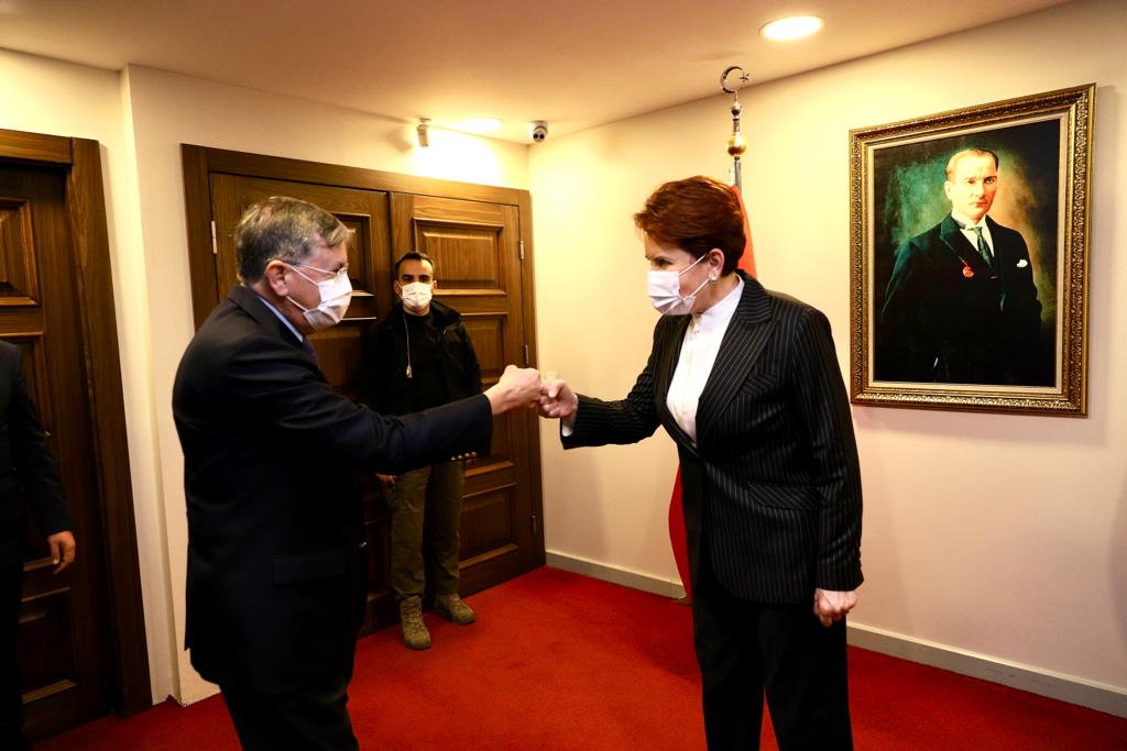 ABD'nin Ankara Büyükelçisi David Satterfield, İYİ Parti Genel Başkanı ...