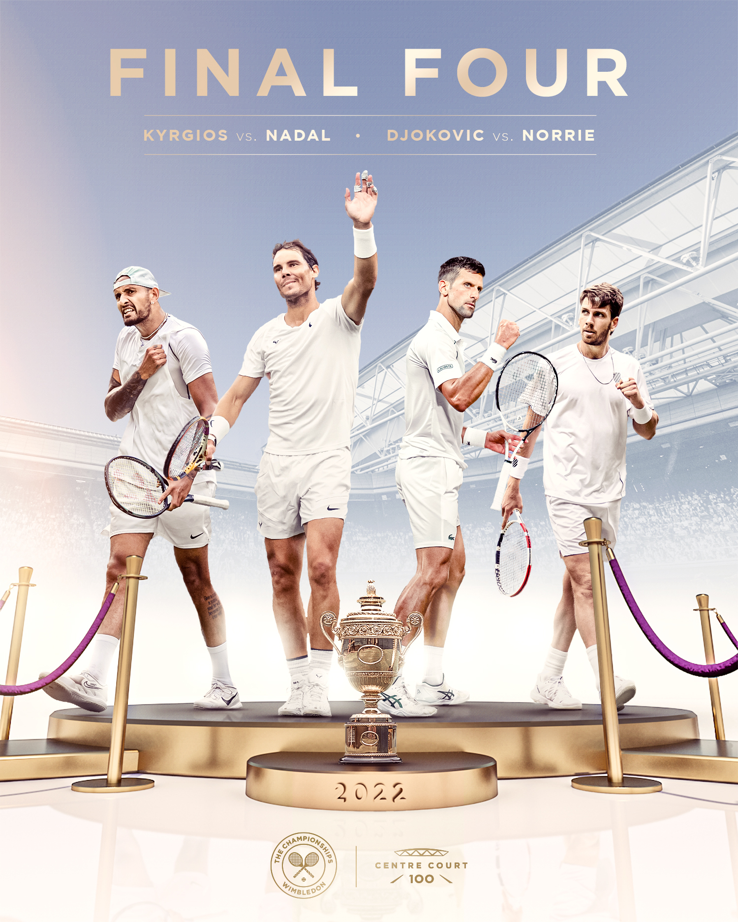 2022 Wimbledon Tenis Turnuvası'nda yarı final eşleşmeleri belli oldu ...