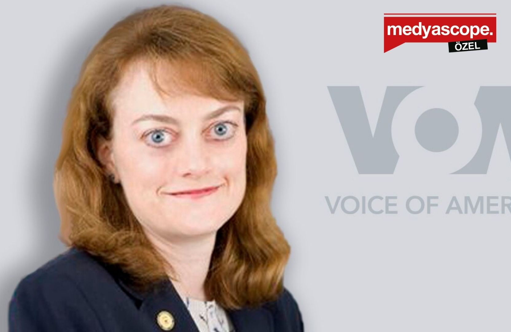 Amerika'nın Sesi (VOA) Halkla İlişkiler Direktörü Bridget Serchak ...